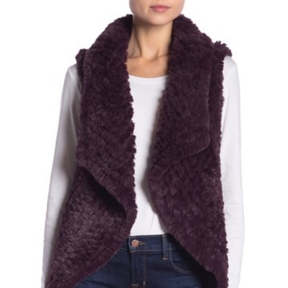 bagatelle | Jackets & Coats | Bagatelle Faux Fur Draped Vest | Poshmark